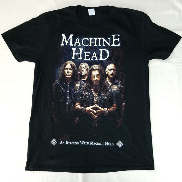 Gildan | Shirts | Machine Head World Tour 25 Concert Band Tshirt | Poshmark